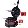 Amazon.com: EUPA Waffle Machine Waffles Machine Waffle Maker Belgian Waffle Maker Waffles RED ...