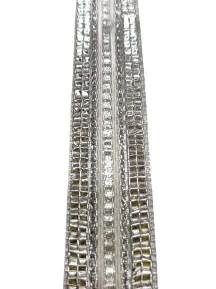 R R LACE Fancy Silver Lace Border for Saree Blouse Dupatta Lehenga ...