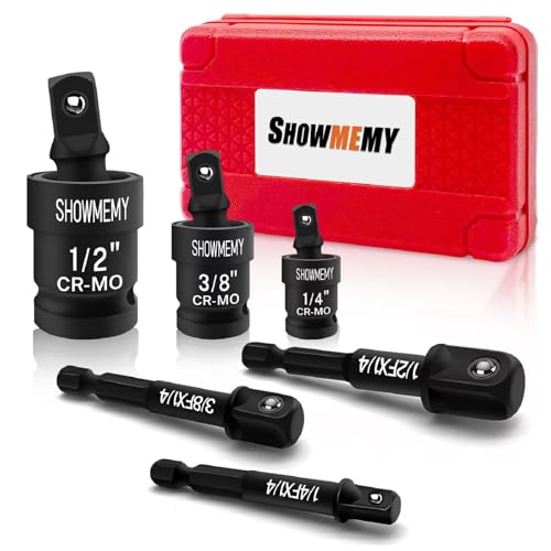 SHOWMEMY Swivel Socket Set, 3 Pcs Impact Swivel Socket Set with 3 Pcs ...