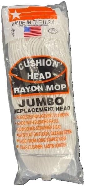 Amazon.com: Jumbo Rayon Replacement Mop Head : Health & Household