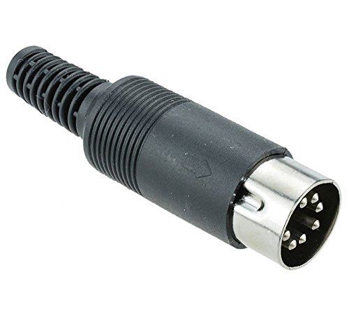Amazon.com: 7-Pin DIN Plug Connector Solderable Audio Electronics ...