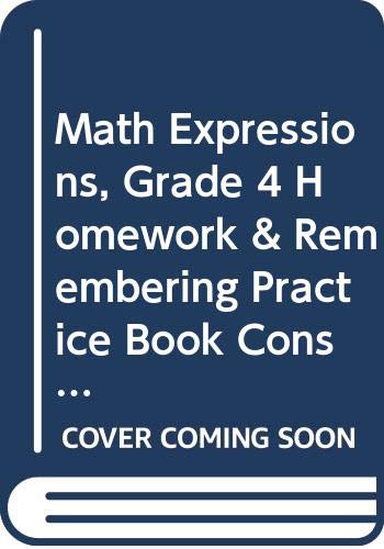 Amazon | Math Expressions, Grade 4 Homework & Remembering Practice Book ...