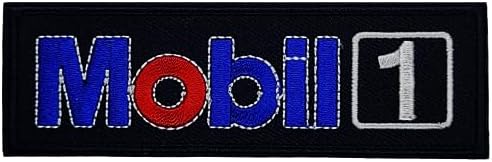Amazon.com: Mobil 1 Motorsport Oil Racing Iron on Sew on Patch Patch (4 ...