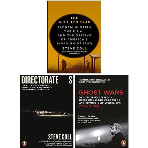 Steve Coll 3 Books Collection Set (The Achilles Trap [Hardcover], Ghost ...