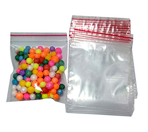 Zip Lock Transparent Pouch, Plastic Zip Pouch, (100, 5 * 7 Inches ...