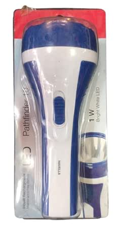 Jagdish Electrical 1-Watt Rechargeable LED Torch (Blue) : Amazon.in ...