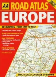 AA Road Atlas Europe (AA Atlases): George Perex: 9780749524432: Amazon ...
