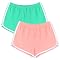 URATOT 2 Pack Cotton Sport Shorts Yoga Dance Short Pants Summer ...