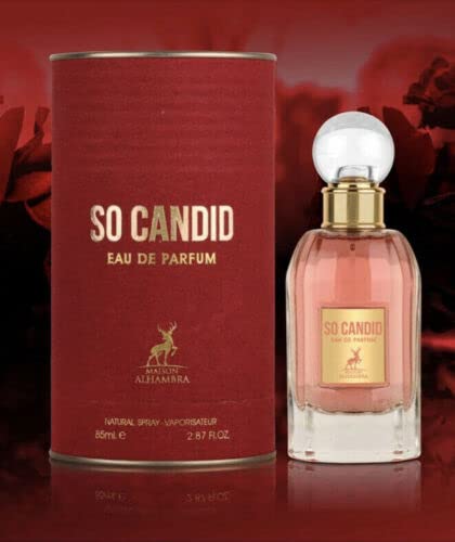 Amazon.com : Lattafa Eau de parfum so candid 100 ml alhambra perfume ...