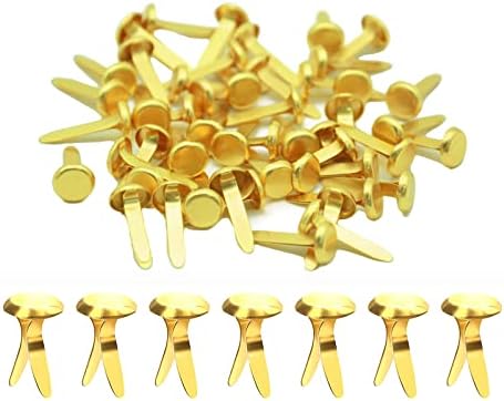 Split Pins, Metal Split Pin Craft Pins 50 Pcs Gold Pastel Mini Brads ...
