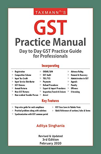 Buy Taxmann's GST Practice Manual-Day to Day GST Practice Guide for ...