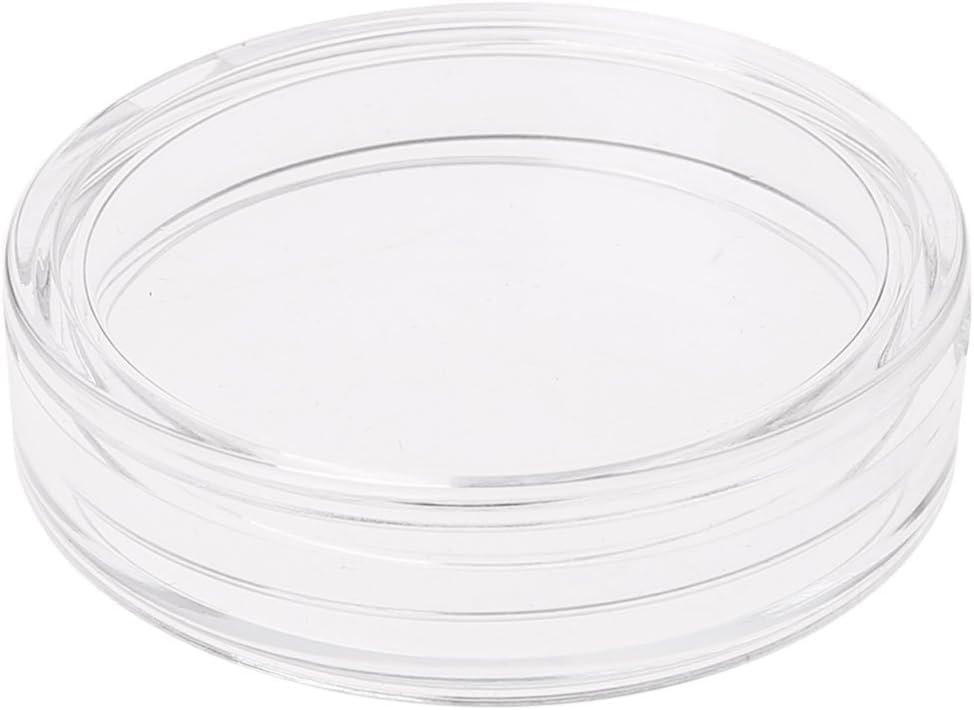 Amazon.com : Coin Case,38.6mm Clear Round Acrylic Coin Capsule Storage ...