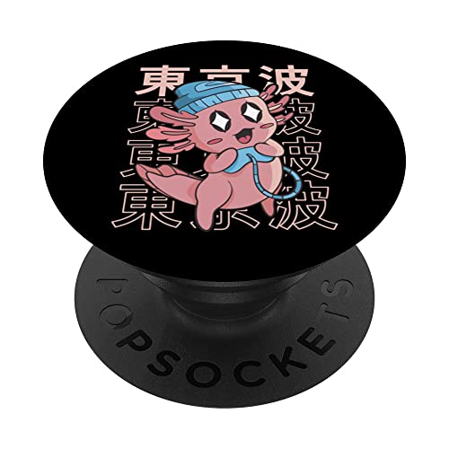 Kawaii Axolotl Gaming Japanese Aesthetic Girls Teen Anime PopSockets ...