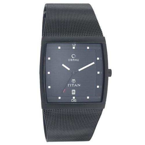 Titan Obaku Analog Black Dial Men's Watch - NC9299NM01 : Amazon.in: Fashion