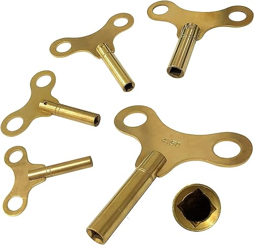 Harts Solid Brass Winding and Setting Clock Keys Full range from 2mm up ...