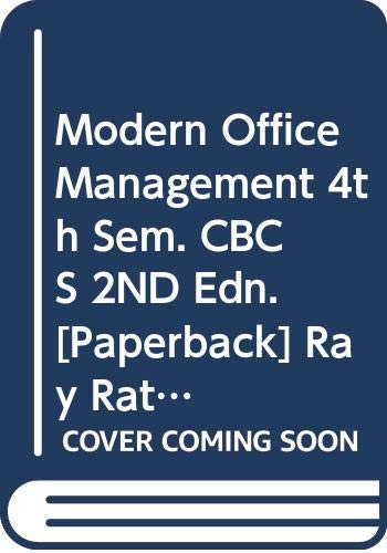 Modern Office Management 4th Sem. CBCS : Amazon.in: Books