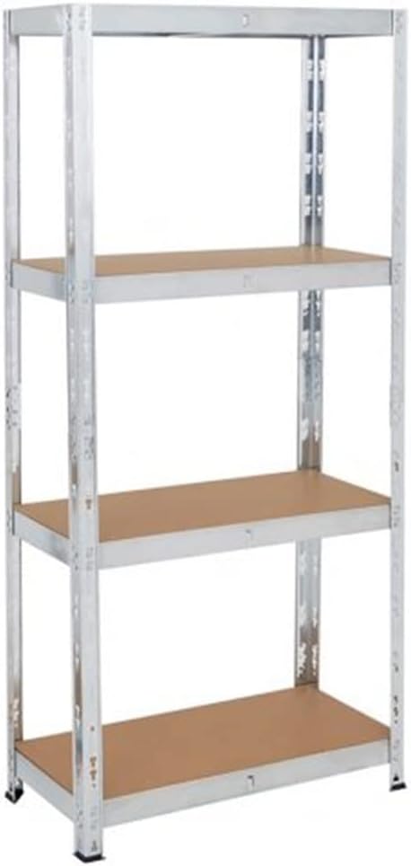 TAHA ® (1500 x 750 x 300) mm heavy duty boltless metal steel 4 tier ...