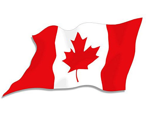 Canada Flag Waving Animation
