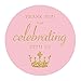 Amazon.com: MAGJUCHE Pink Little Princess Thank You Stickers, Gold ...