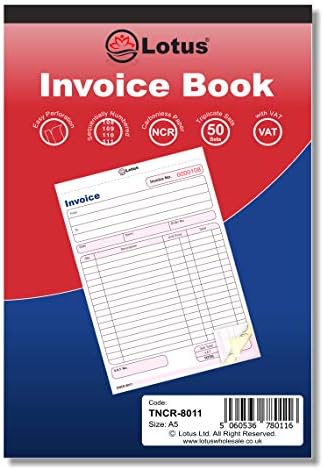 Triplicate Invoice Book NCR, A5 (143 x 210mm), Invoice Book Triplicate ...