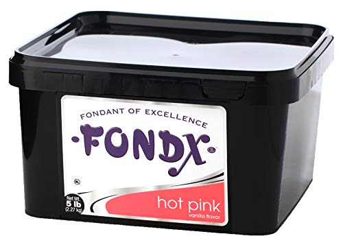 Amazon.com: FONDX Fondant, Vanilla Flavor, Pink, 5 lb : Grocery ...