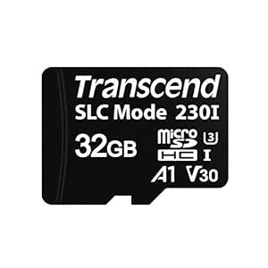 Transcend TS32GUSD230I Commercial Industrial Embedded Micro SDHC Card 32GB Class 10 Temperature ...