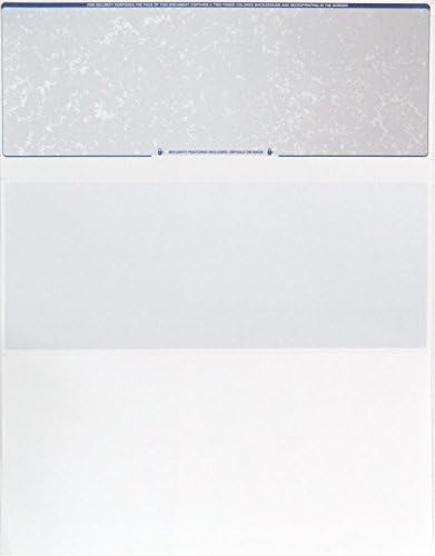 Amazon.com : CheckOMatic Computer Check Paper - 100 Pack - Top Blank ...