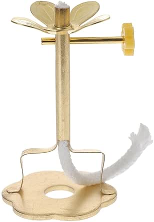 Amazon.com: Buddhist Temple Oil Lamp Stand Wick Stand Buddha Hall Wick ...