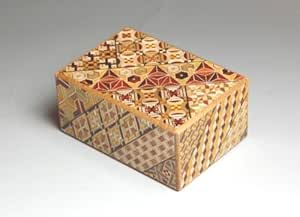 Amazon.com: Uncommon Treasures Japanese Yosegi Puzzle Box 4-Sun 14 ...