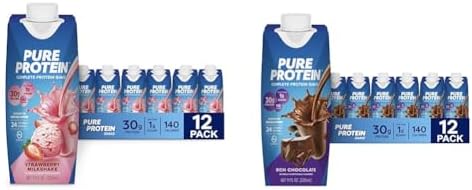 Amazon.com: Pure Protein Protein Shake Bundle, 30g Protein, 11oz ...