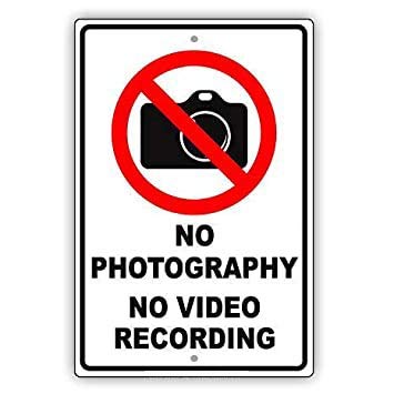 ISEE 360® No Photography and Video Recoding Sticker for Office Industry ...