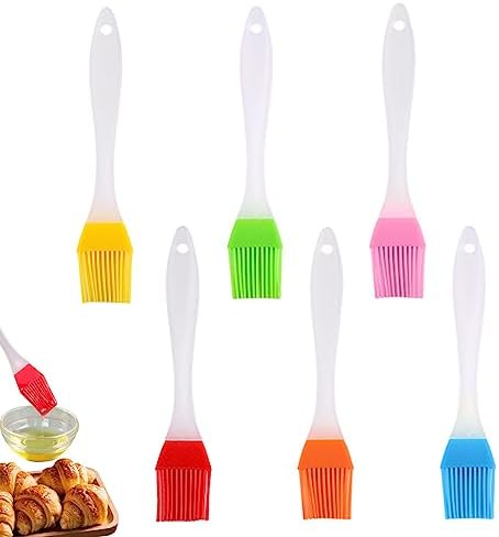 Silicone Pastry Brush Food Grade 6PCS High Temperature Resistance Small ...