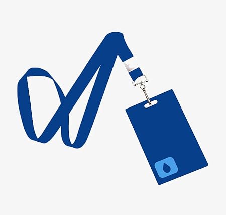 Amazon.com : Severance Lumon Industries Keycard ID Badge Blue PVC Card ...