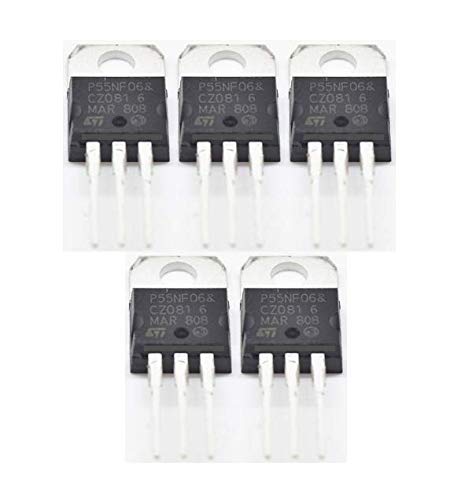 RISARYA P55NF06/P55 50A 60V N-CHANNEL POWER MOSFET TRANSISTOR TO-220 ...