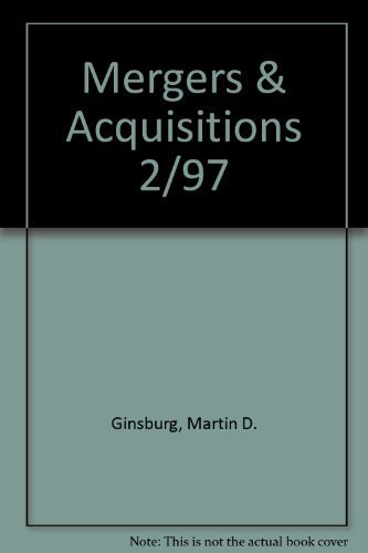 Amazon.com: Mergers & Acquisitions 2/97: 9781567064513: Ginsburg ...