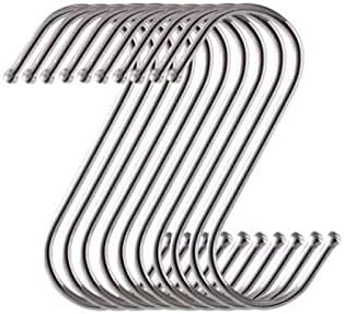 Yesmin 10pcs in Pack S Shaped Hooks Hanging Hooks Hangers for Bathroom ...