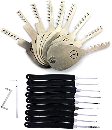 10 pcs, Jiggler lock picks for double sided lock fasteners selection ...