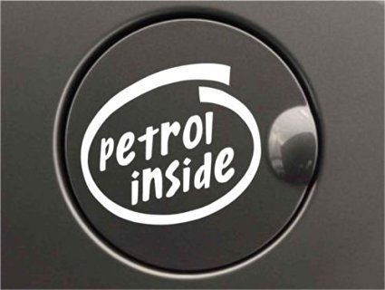 Petrol Inside Sticker for Car Fuel Lid car Sticker : Amazon.in: Car ...