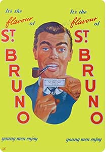 Vintage Poster St Bruno Tobacco Retro 1960s 60s Advert ART Print (A3 ...