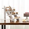 Amazon.com: MyGift 4-Tier Vintage White Washed Solid Wood Tabletop ...
