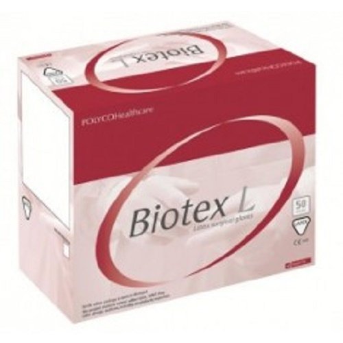 OMS GS7765 Micro Roughened Surgical Glove, Biotex Latex, Powder Free ...