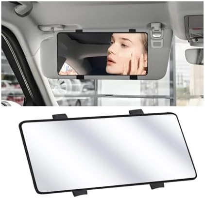 Amazon.com: Car Vanity Mirror for Sun Visor,HD Car Rear View Cosmetic ...