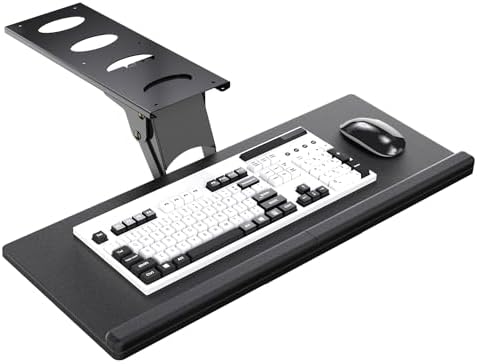 Amazon.com : Suptek Keyboard Tray Under Desk Height Adjustable ...