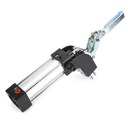 Air Clamp Pneumatic Clamp, 1/8" Intake Interface Metal Cylinder Hold ...