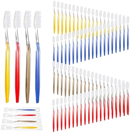 Amazon.com : YOUKE OLA 400 Pack Disposable Toothbrushes Individually ...