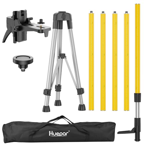 Snapklik.com : Huepar 12 Ft/37M Professional Laser Level Pole