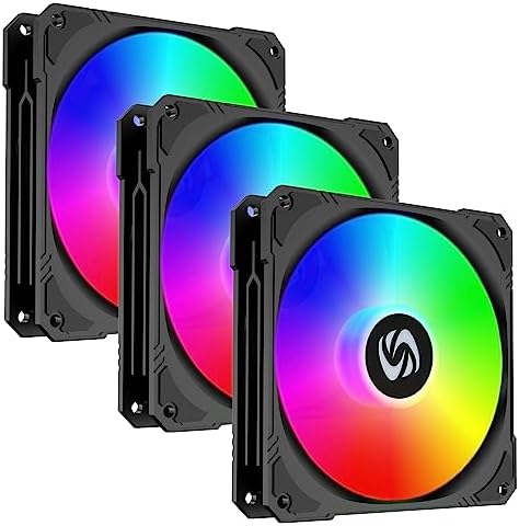 Amazon.com: upHere 120mm LED Silent Fan for Computer Cases, CPU Coolers ...