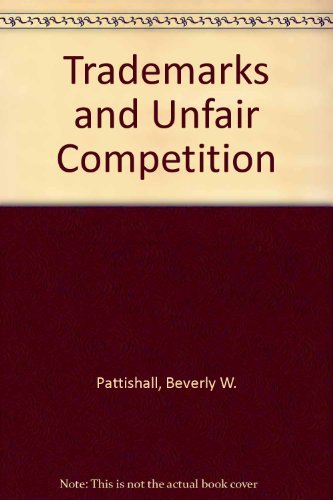 Amazon.com: Trademarks and Unfair Competition: 9780820553757 ...