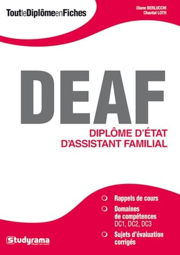 Diplôme d'Etat d'assistant familial DEAF : Berlucchi, Diane, Loth, Chantal: Amazon.es: Libros