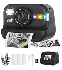 Amazon.com: Kids Color Instant Print Camera – Kids Camera with 5 Color ...